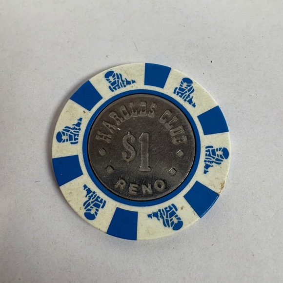 Harold's | Games | Vintage Harolds Club Reno Nevada Gaming Token Coin ...